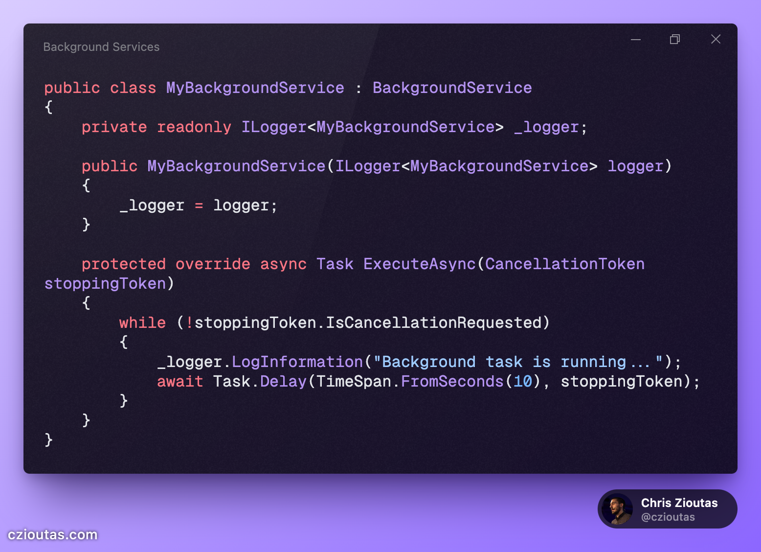 Demystifying Background Tasks in .NET: A Practical Guide - Chris Zioutas