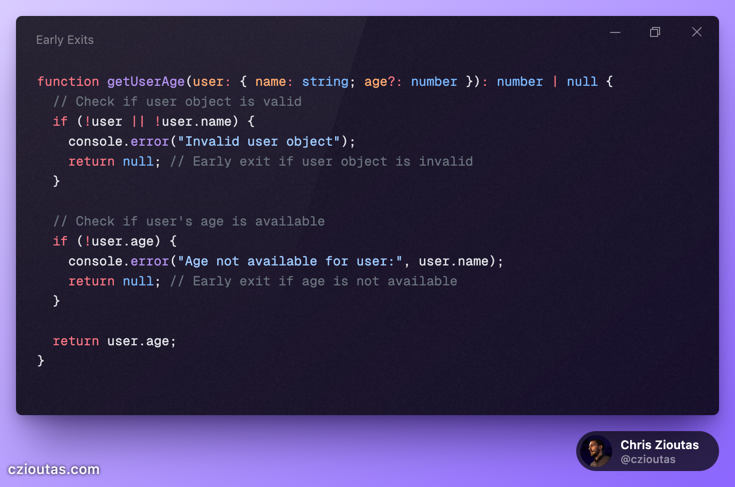 Early Exits - Chris Zioutas